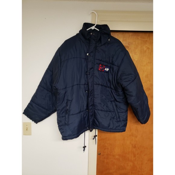 Nike | Jackets & Coats | Vintage Nike Air Puffer Jacket Made In Usa Zip ...